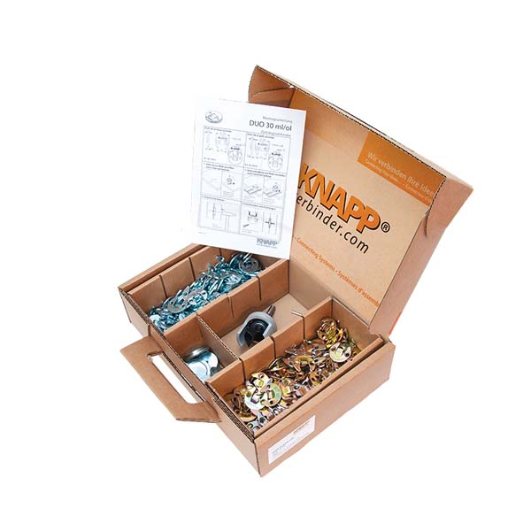 DUO 30 hook connector, steel - Knapp Connectors