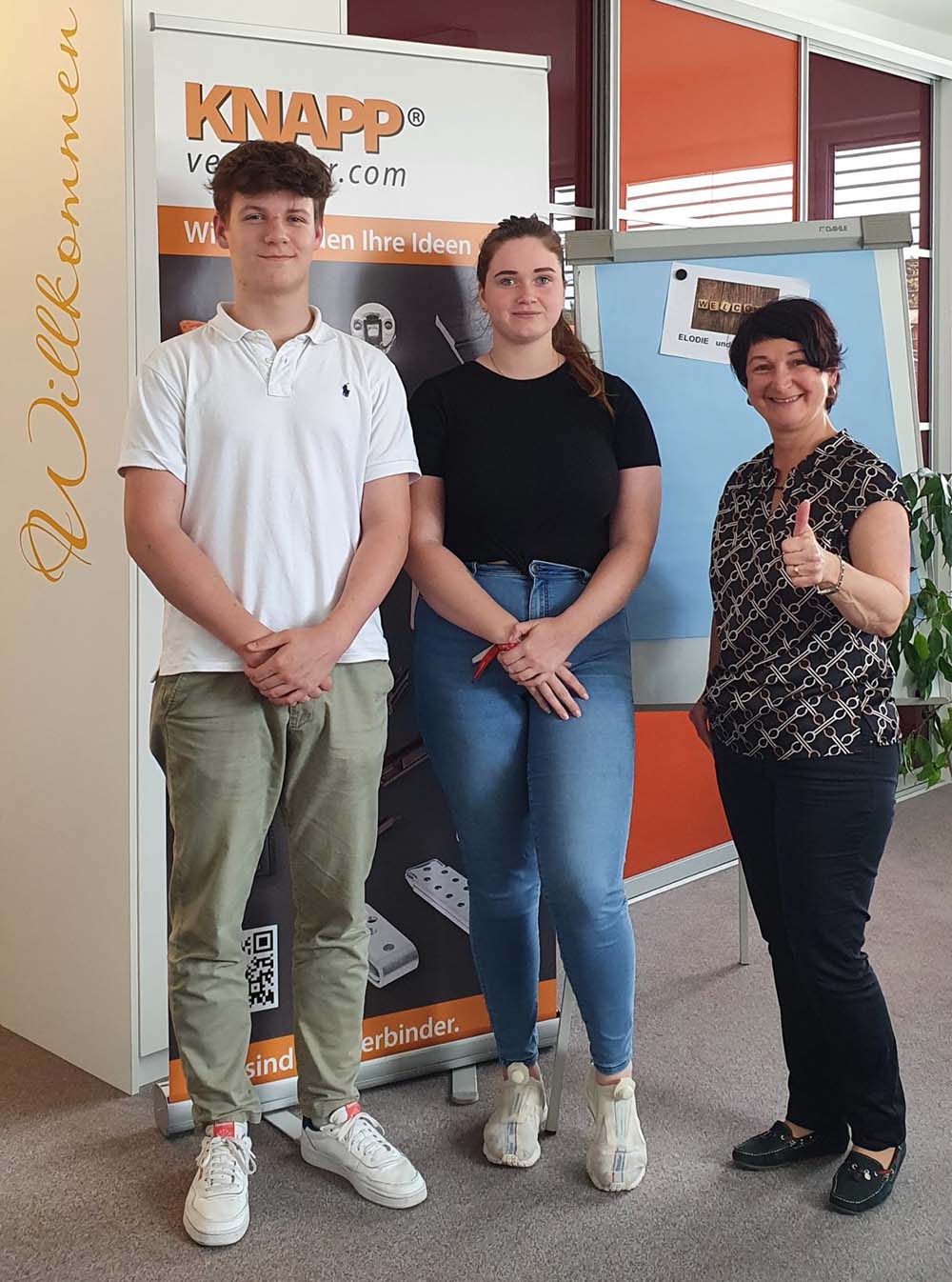 Neue Azubis bei Knapp - Knapp Verbinder