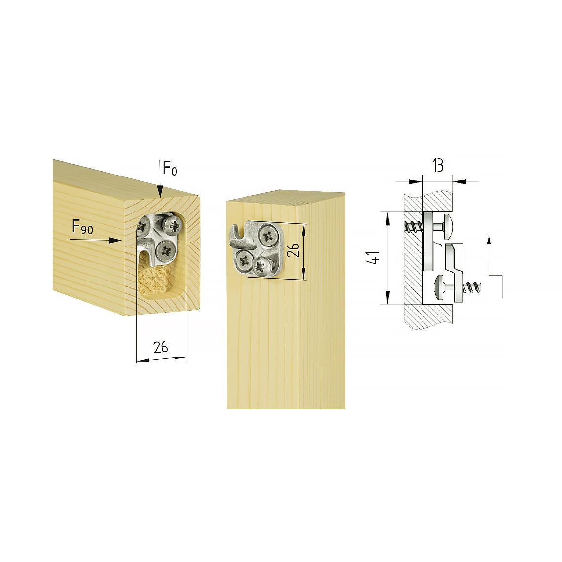DUO-System Zargenverbinder | Knapp Verbinder