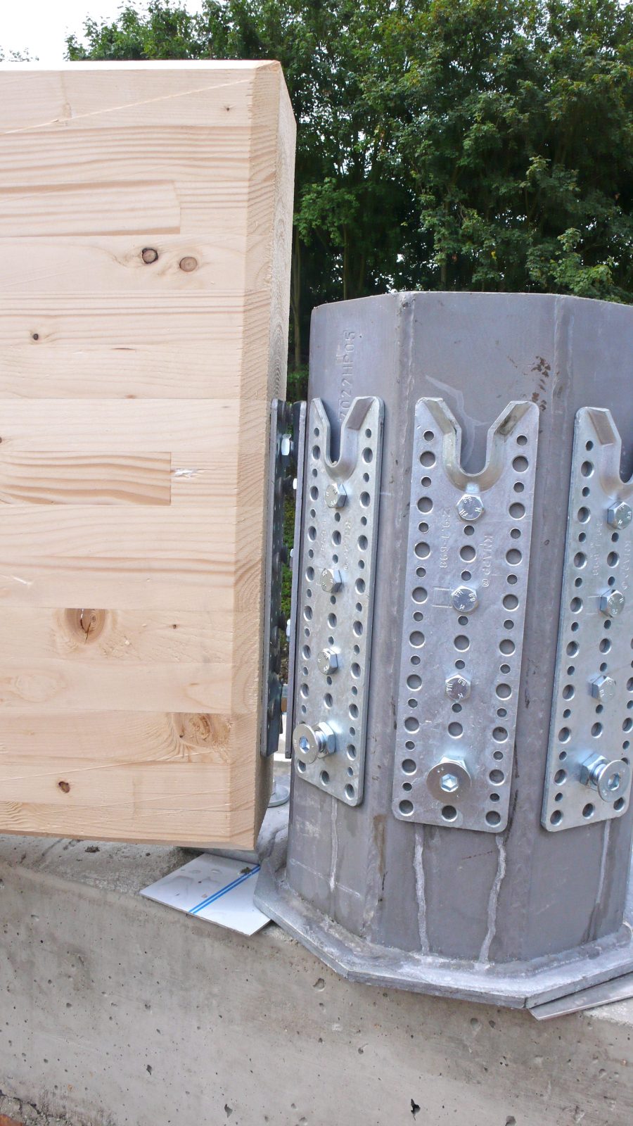 Timber Frame Construction - Knapp Connectors